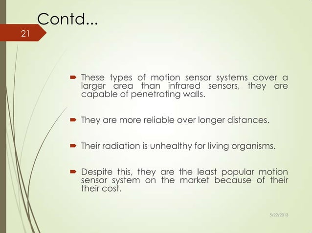 motion sensing technology | PPTX