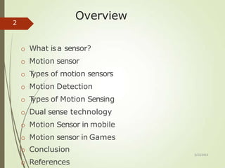 motion senor | PPTX