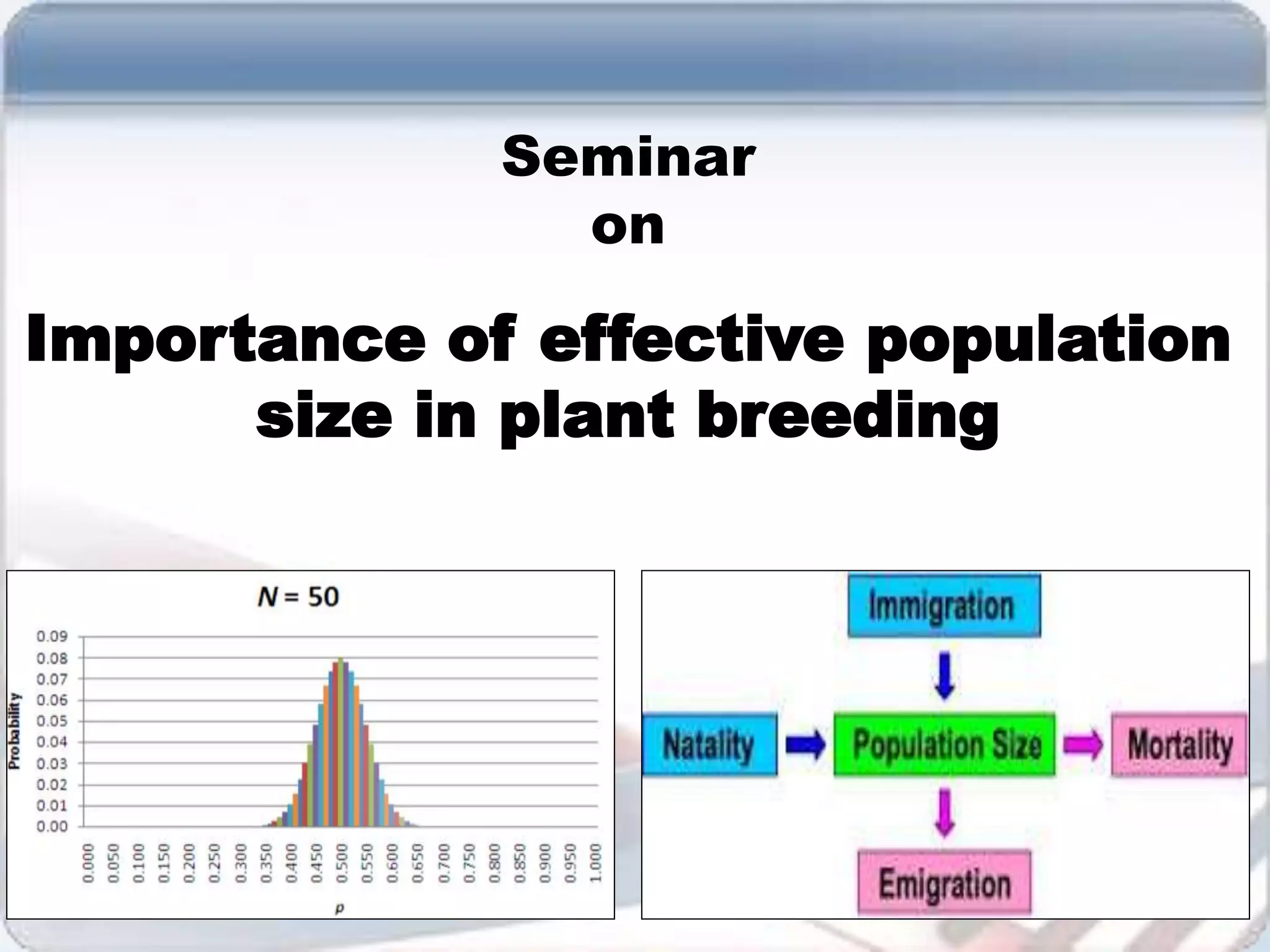 effective population size and its applications in plant breeding | PPTX