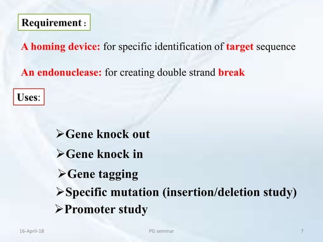 Progress and prospects in plant genome editing | PPTX