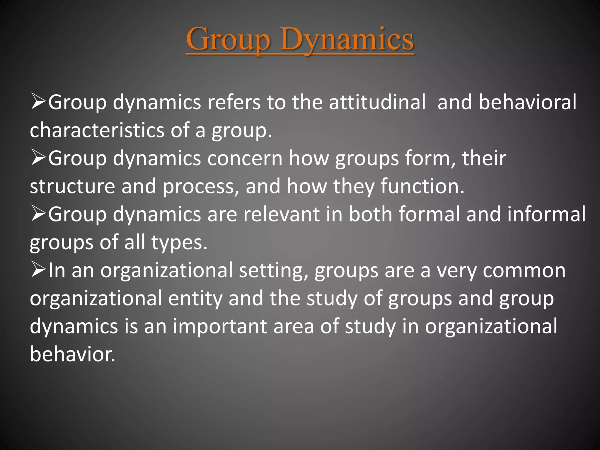 Group Dynamics | PPTX