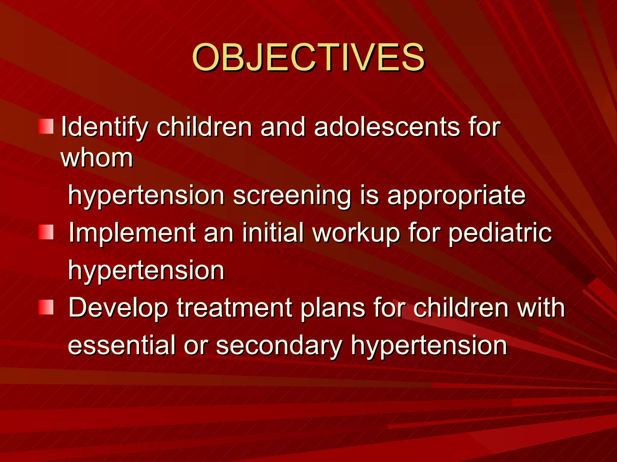 Childhood hypertension | PPT