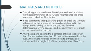 DYNAMICS OF FERMENTATION PROCESS OF BREAD DOUGH PREPARED WITH DIFFERENT ...