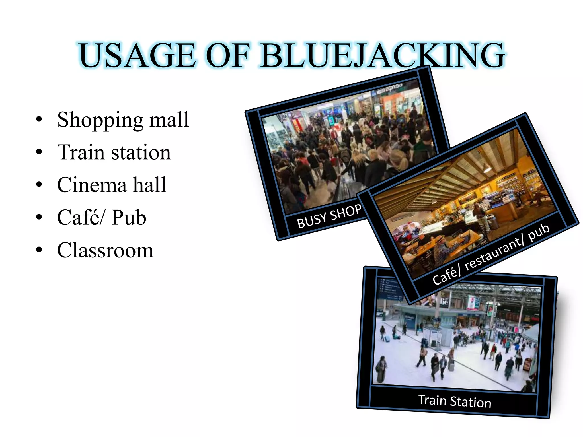 My seminar on bluejacking | PPTX