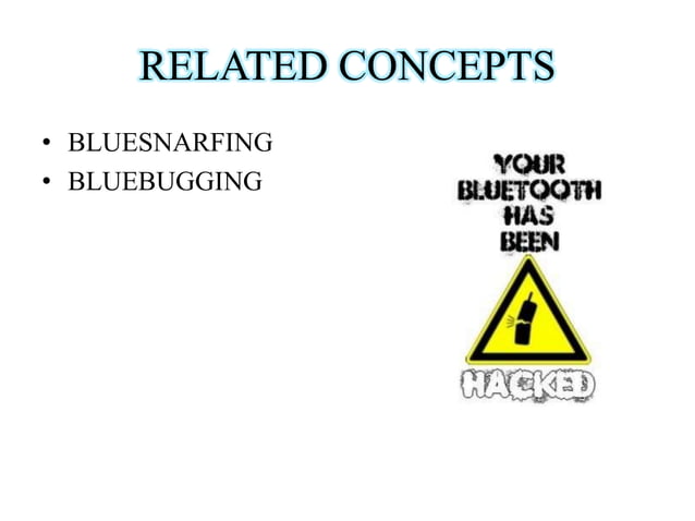 My seminar on bluejacking | PPTX | Smartphones | Consumer Electronics