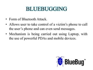 My seminar on bluejacking | PPTX