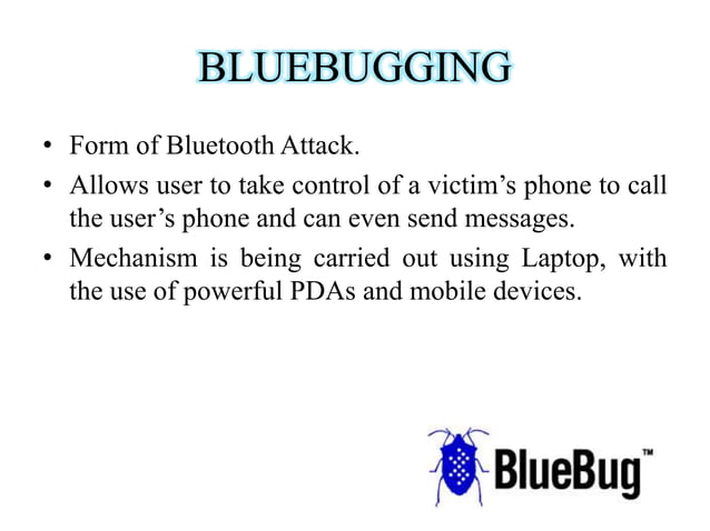 My seminar on bluejacking | PPTX | Smartphones | Consumer Electronics