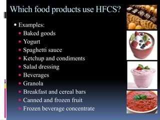 High Fructose Corn Syrup | PPTX