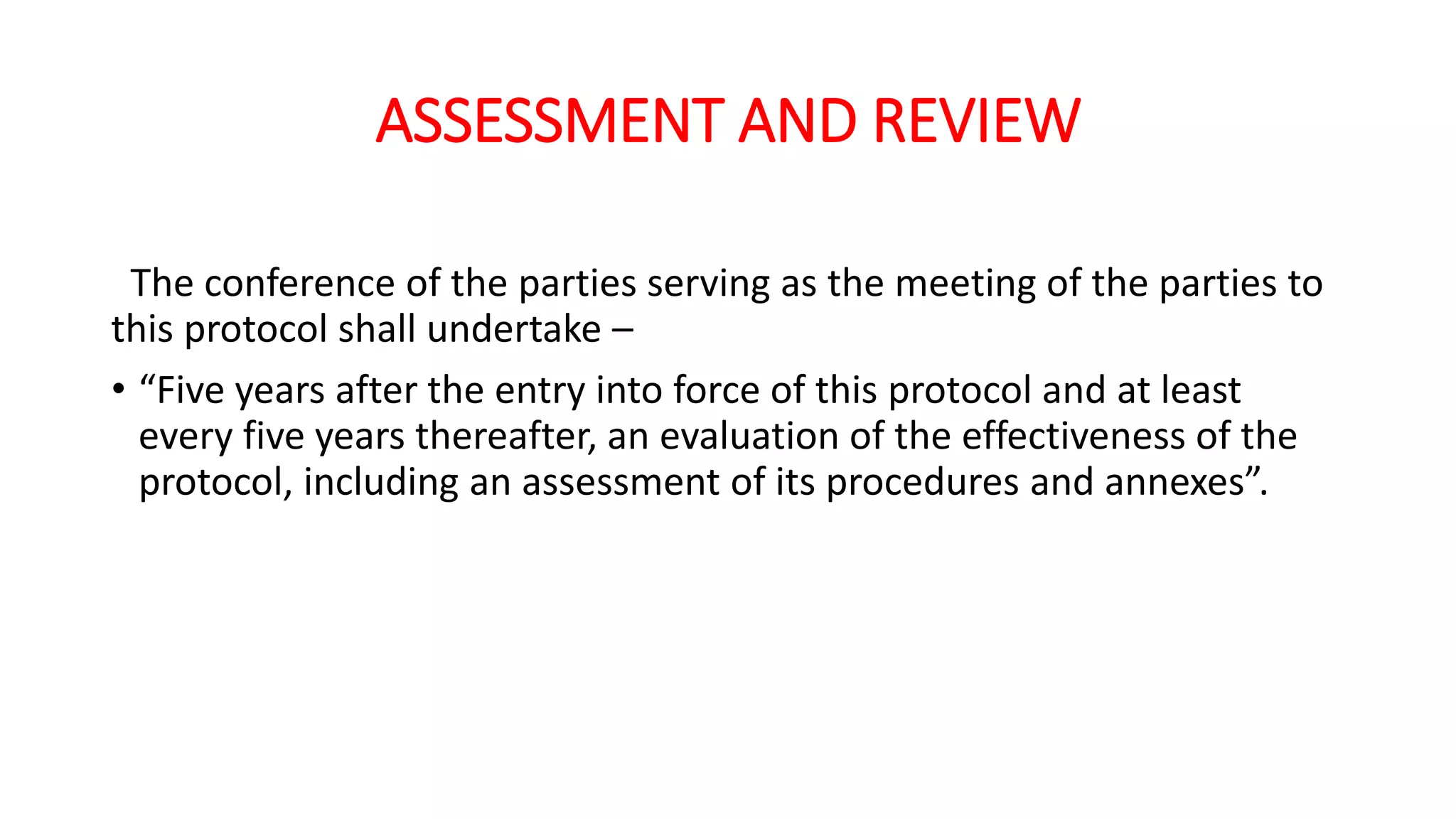 The Cartagena Protocol on Biosafety | PPTX