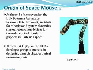 My seminar ppt SPACE MOUSE | PPTX