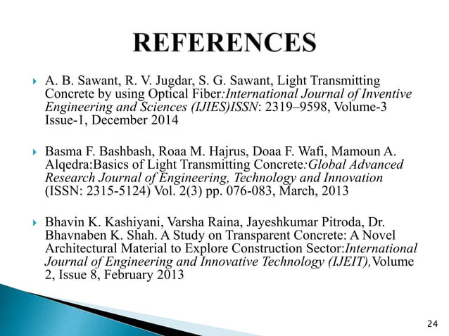 Light transmitting concrete | PPTX