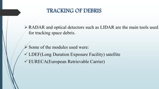 GPS BASED DEBRIS REMOVAL SYSTEM | PPTX
