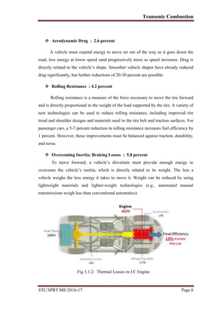 Transonic Combustion Seminar Report | PDF