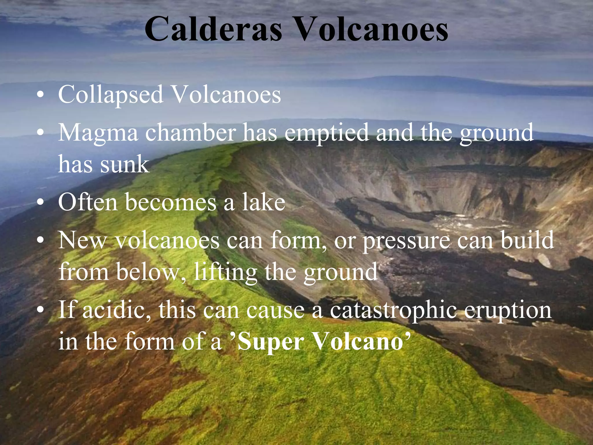 Volcanoes - Types & Volcanic Hazards | PPTX