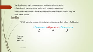 STACK Applications in DS | PPTX | Programming Languages | Computing
