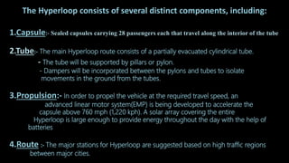 HYPERLOOP ENGINEERING SEMINAR-BY MR.HEMANTH KUMAR D | PPTX