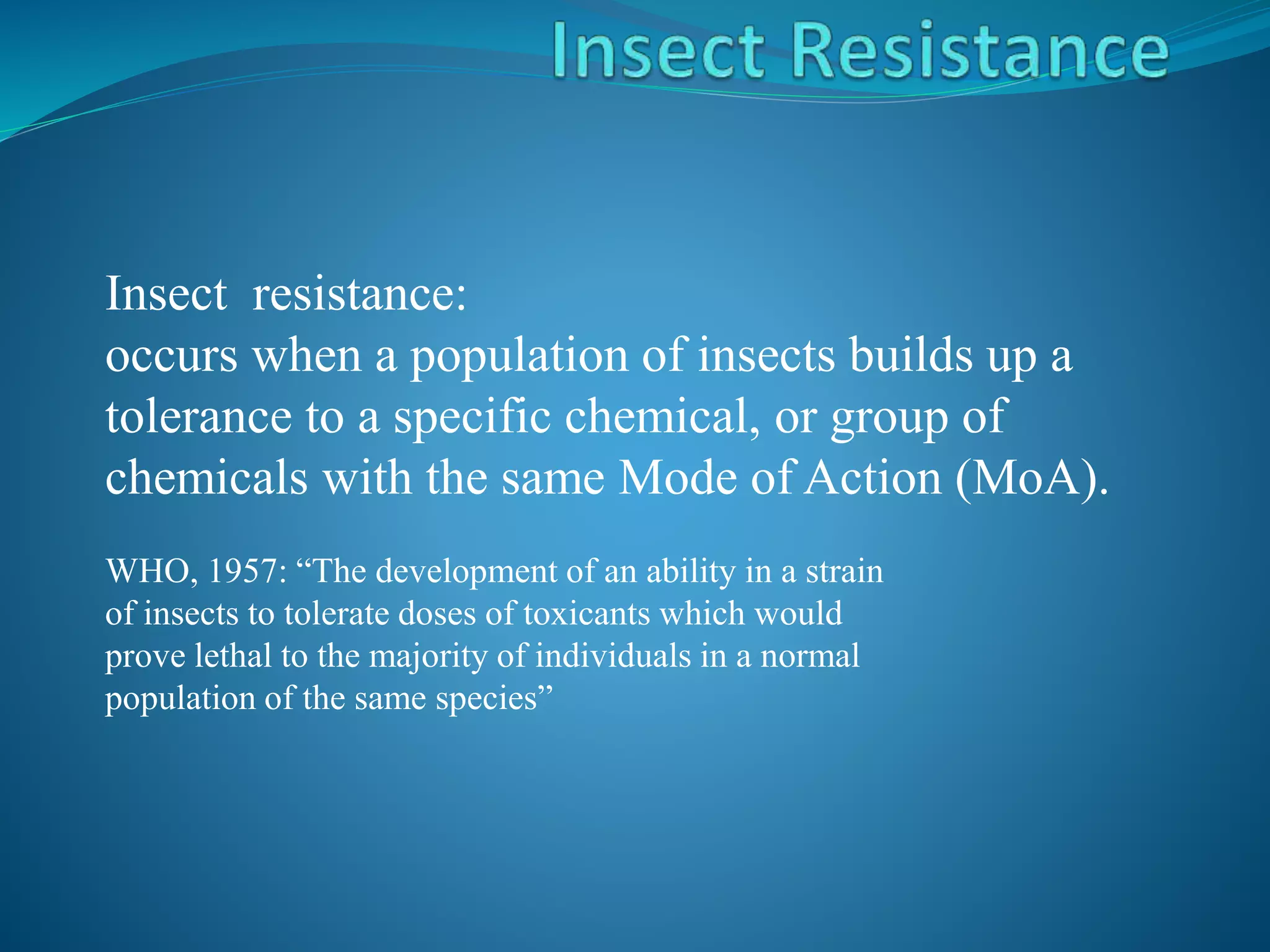 insect resistance | PPTX