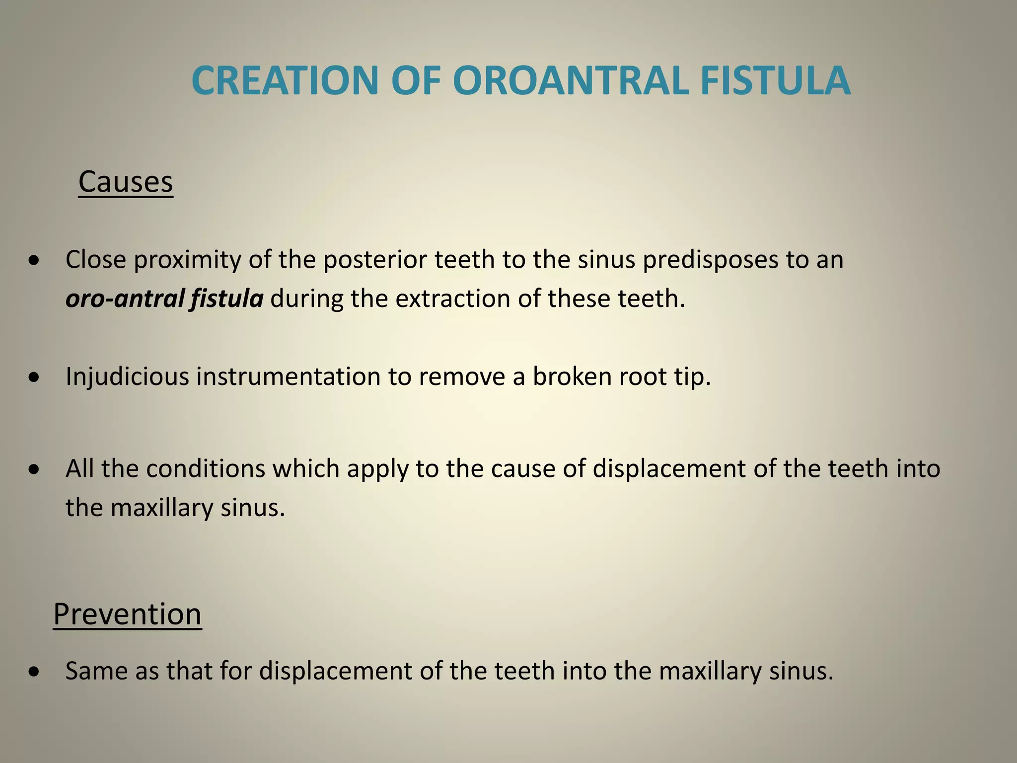 Complications of EXODONTIA | PPTX