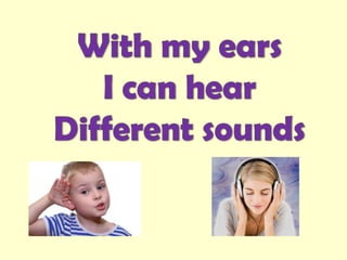 THE FIVE SENSES AND THE PARTS OF THE BODY | PPTX