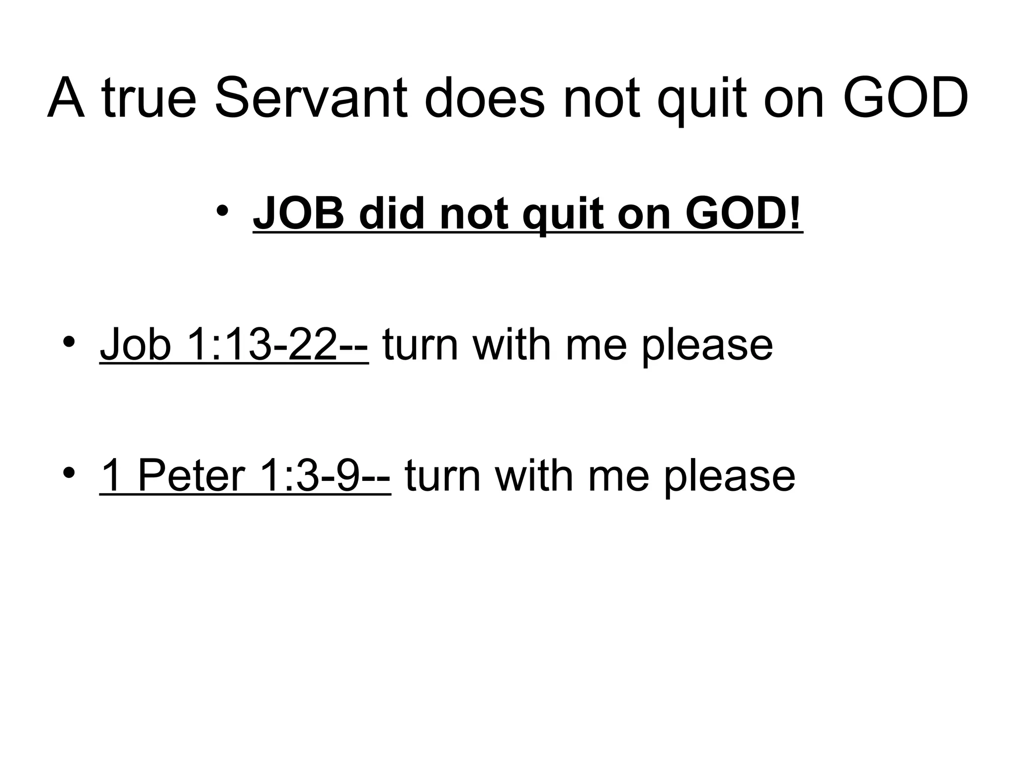 My Servant Job (Job 1) | PPT