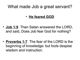 My Servant Job (Job 1) | PPT