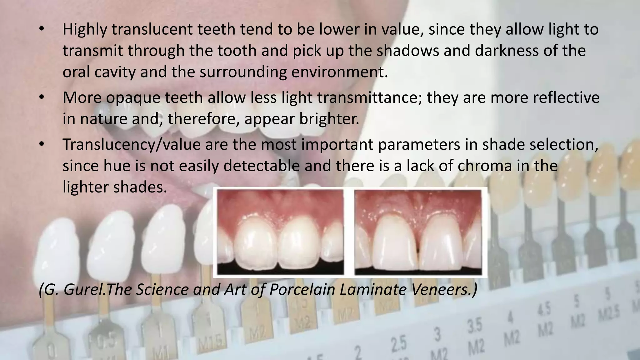 Shade selection in FPD | PPTX