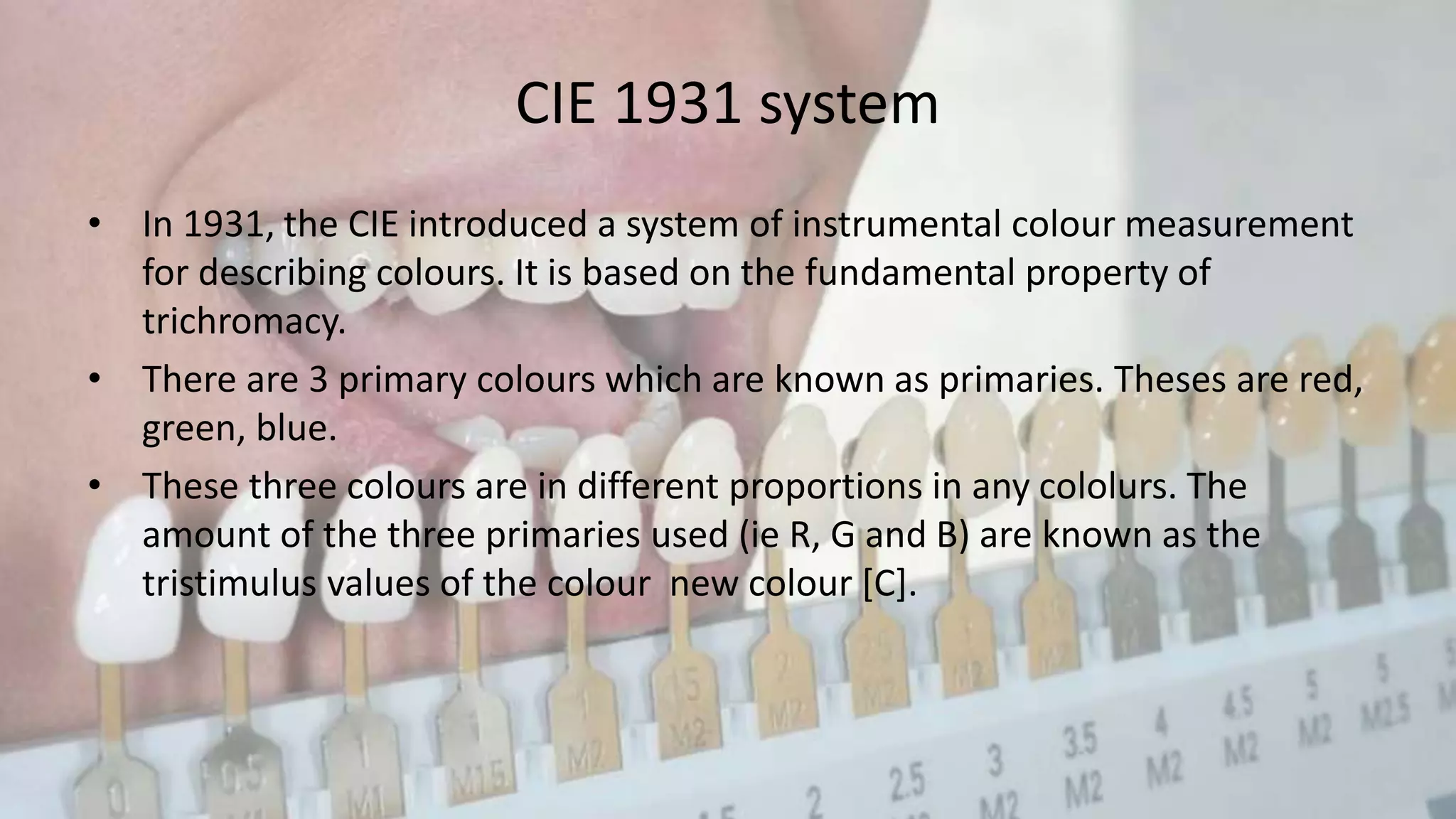 Shade selection in FPD | PPTX