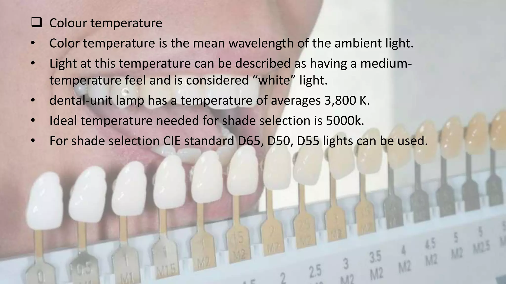 Shade selection in FPD | PPTX