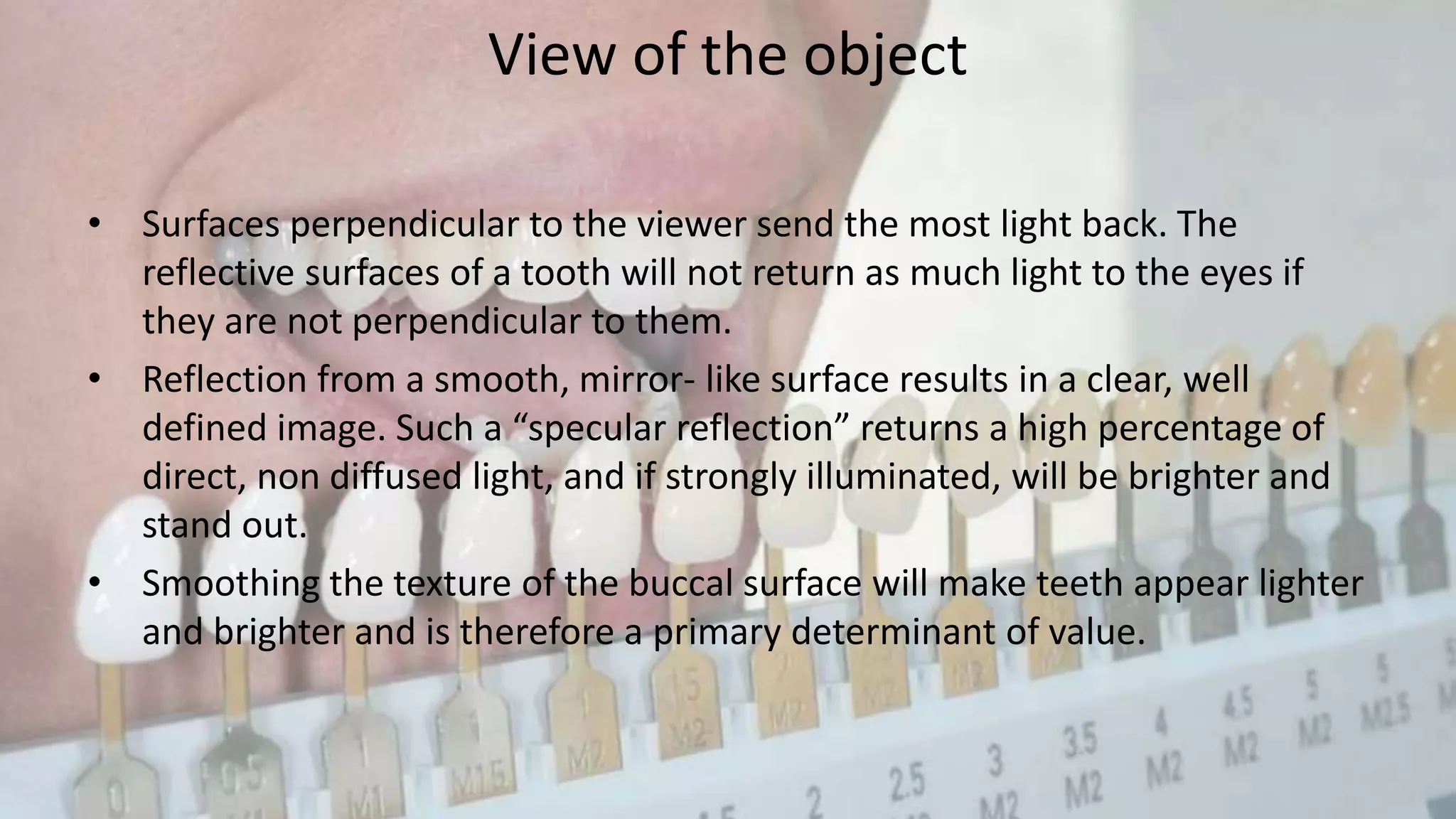Shade selection in FPD | PPTX