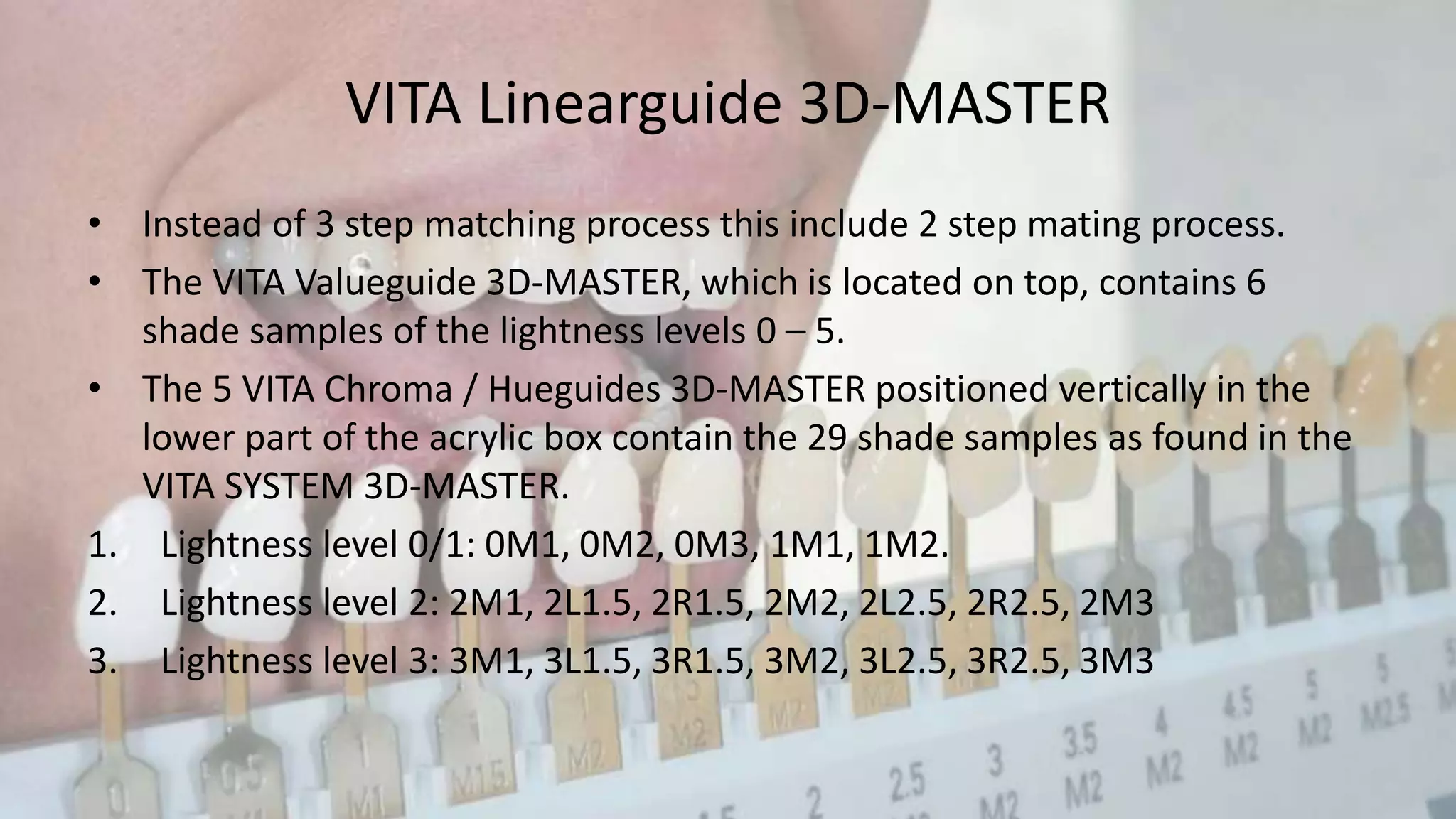 Shade selection in FPD | PPTX