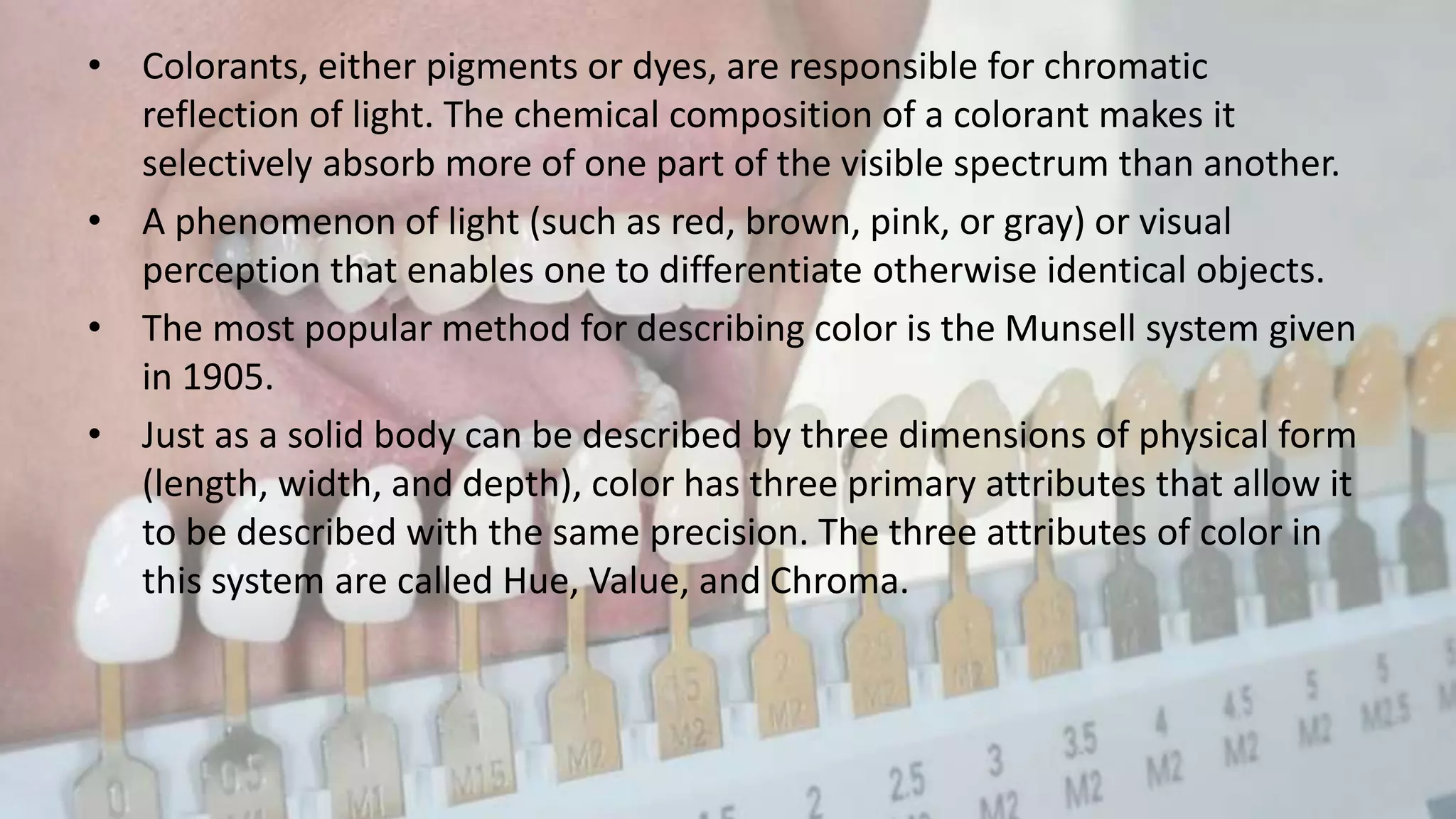 Shade selection in FPD | PPTX
