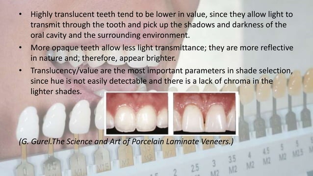 Shade selection in FPD | PPTX