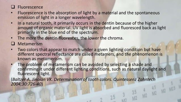 Shade selection in FPD | PPTX