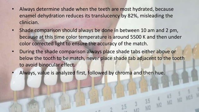Shade selection in FPD | PPTX