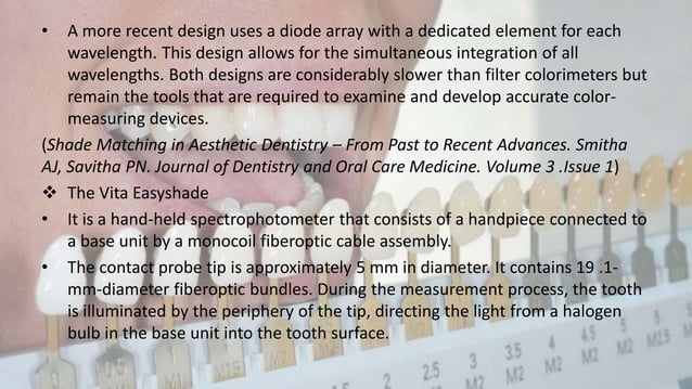 Shade selection in FPD | PPTX