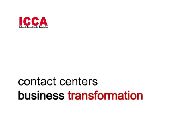 My sharing at nice contact center event | PPT