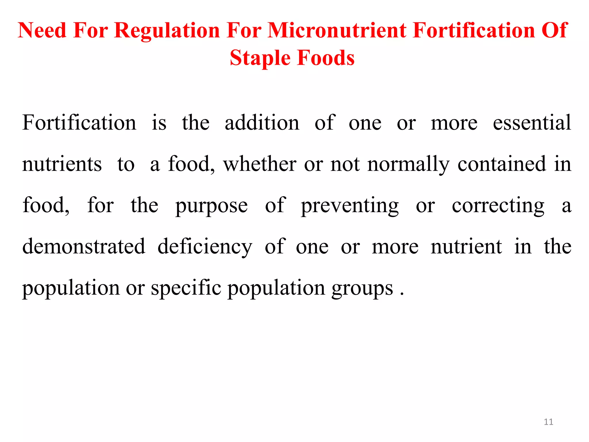 food fortification & adultertion | PPTX
