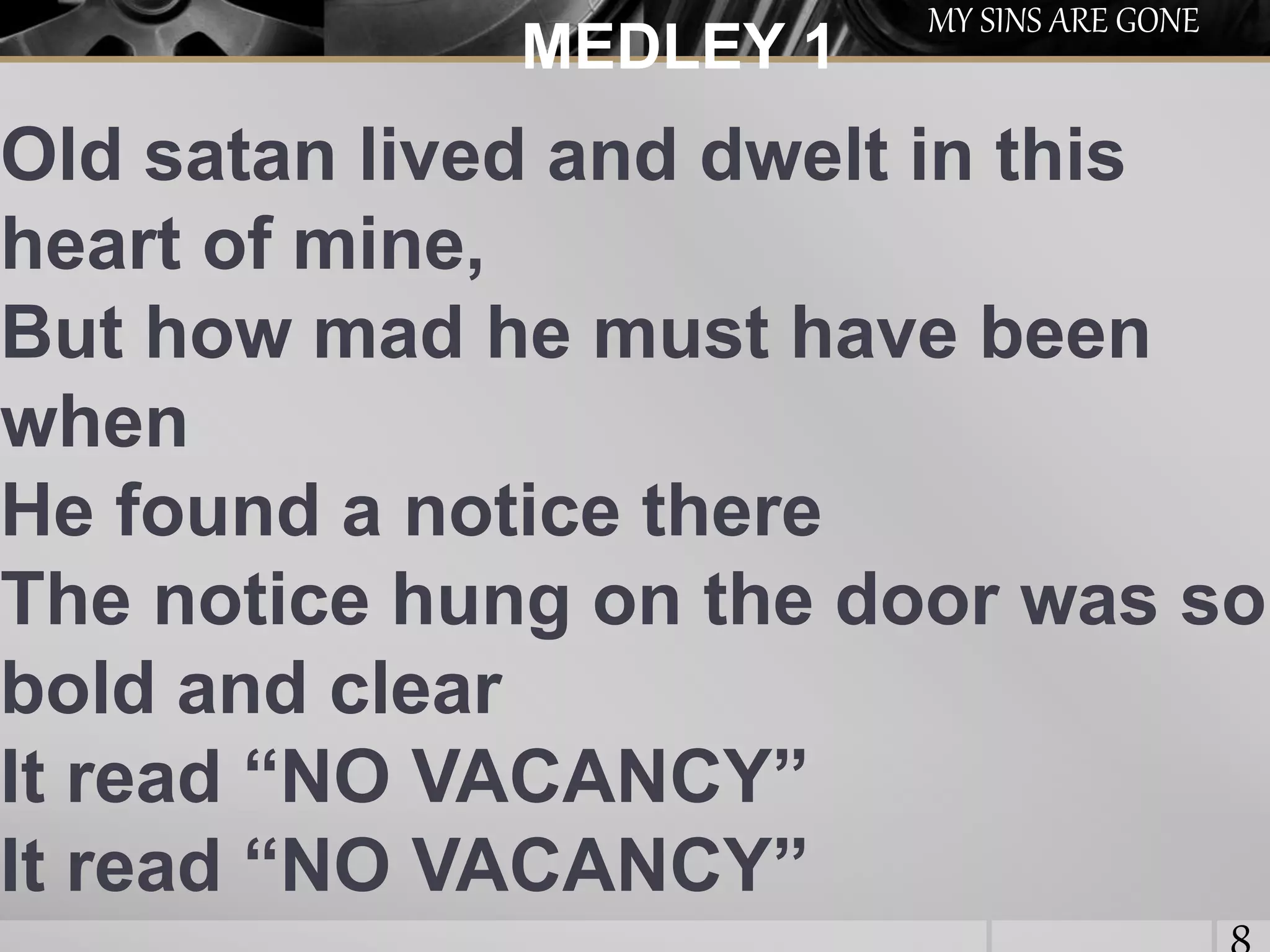 MY SINS ARE GONE | PPTX