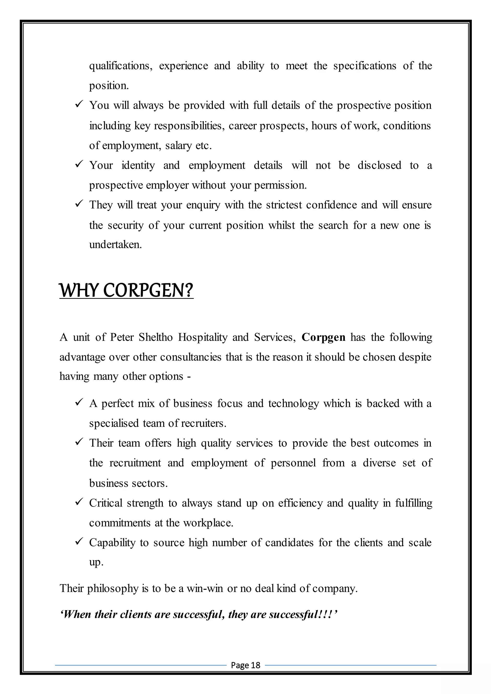 Project Report on Study Of BPO HR Consultancy | DOCX