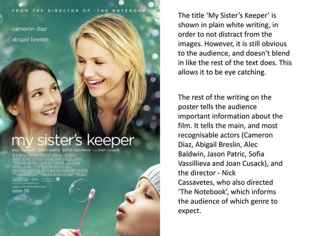 My sisters keeper | PPTX