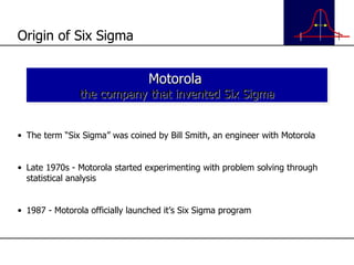 Basic Six Sigma Presentation | PPT