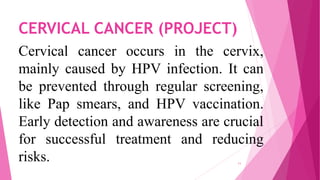 MY CERVICAL CANCER presentation SLIDE-1.pptx | Free Download
