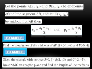 Analytical geometry Grade 10 | PPTX