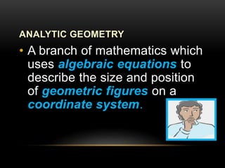 Analytical geometry Grade 10 | PPT