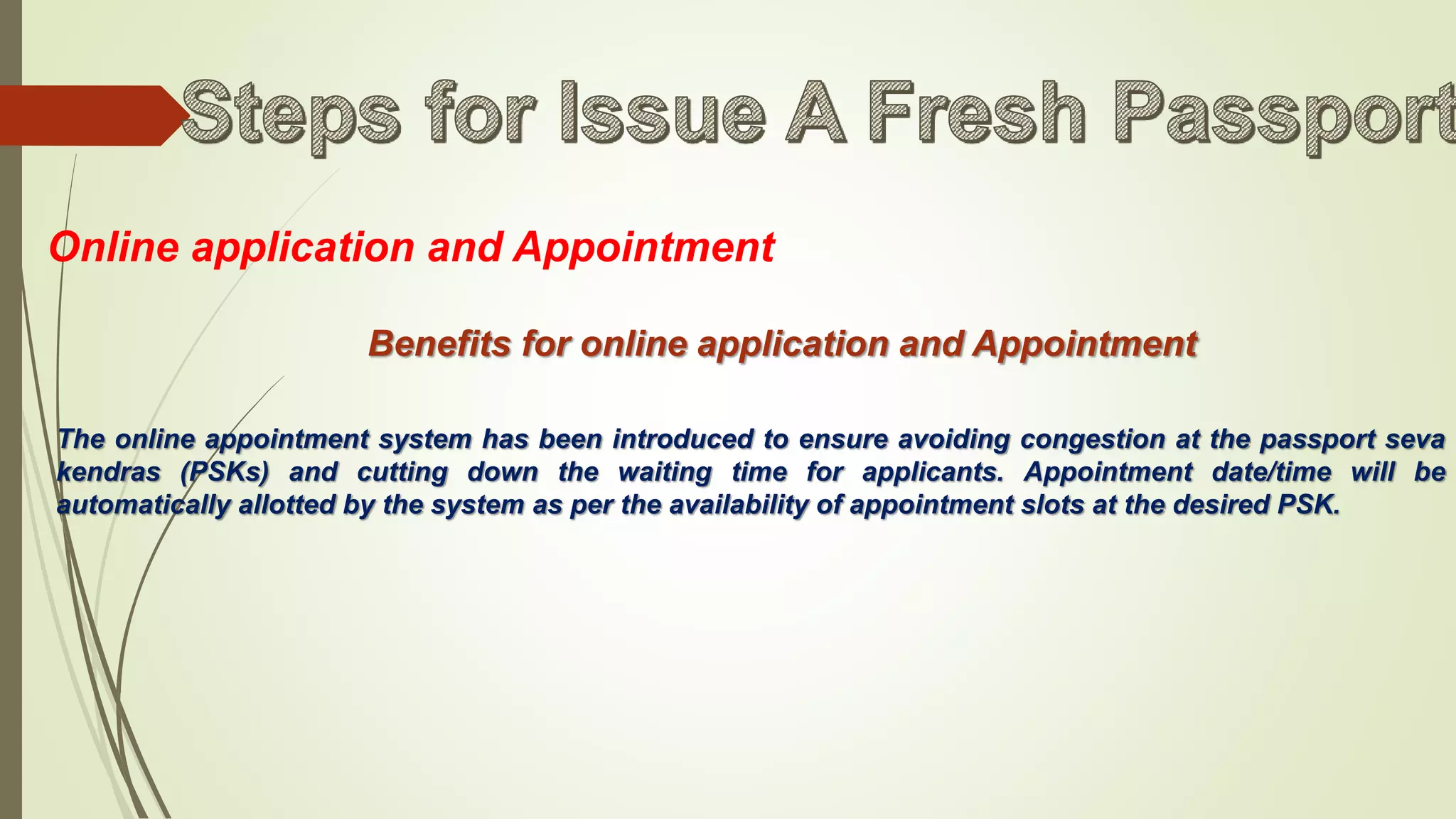 Steps For Apply a Fresh Passport in India | PPTX