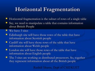Distributed Database Management Systems (Distributed DBMS) | PPT