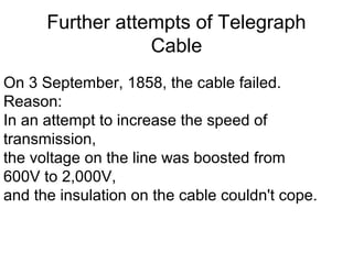 Transatlantic cable | PPT