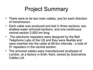 Transatlantic cable | PPT