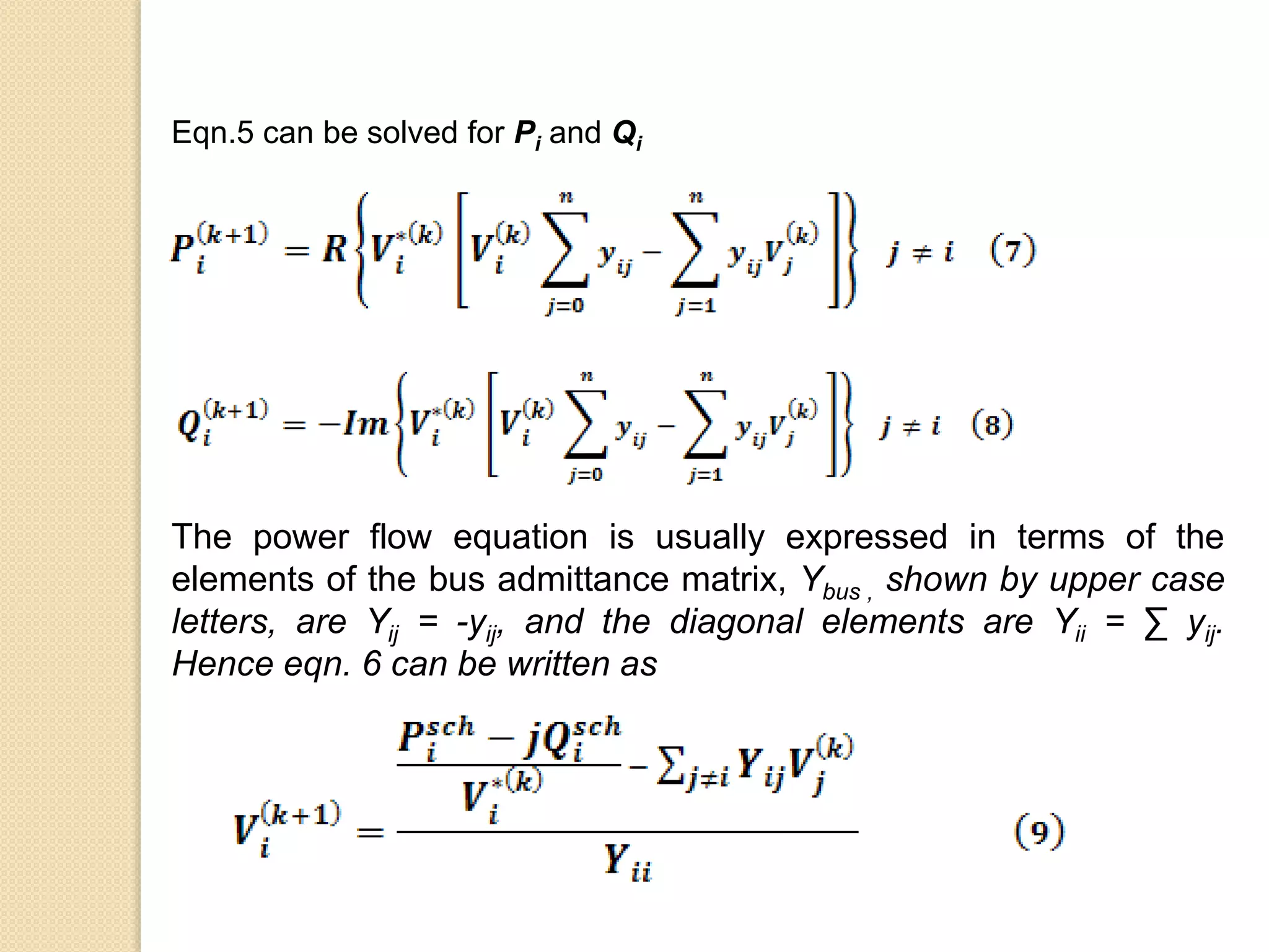 Gauss Siedel method of Load Flow | PPTX