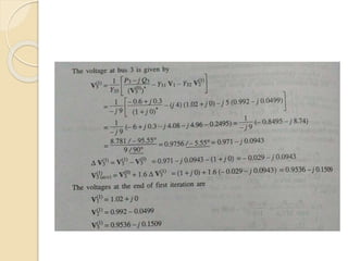 Gauss Siedel method of Load Flow | PPTX